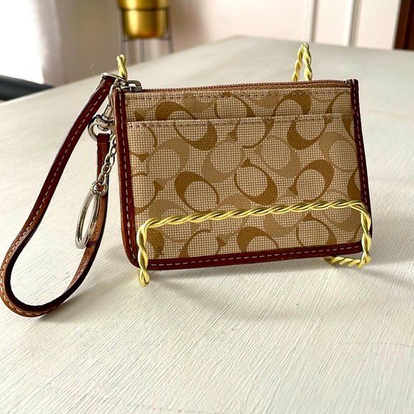 Coach | Bags | Coach Keychain Mini Wristlet | Poshmark